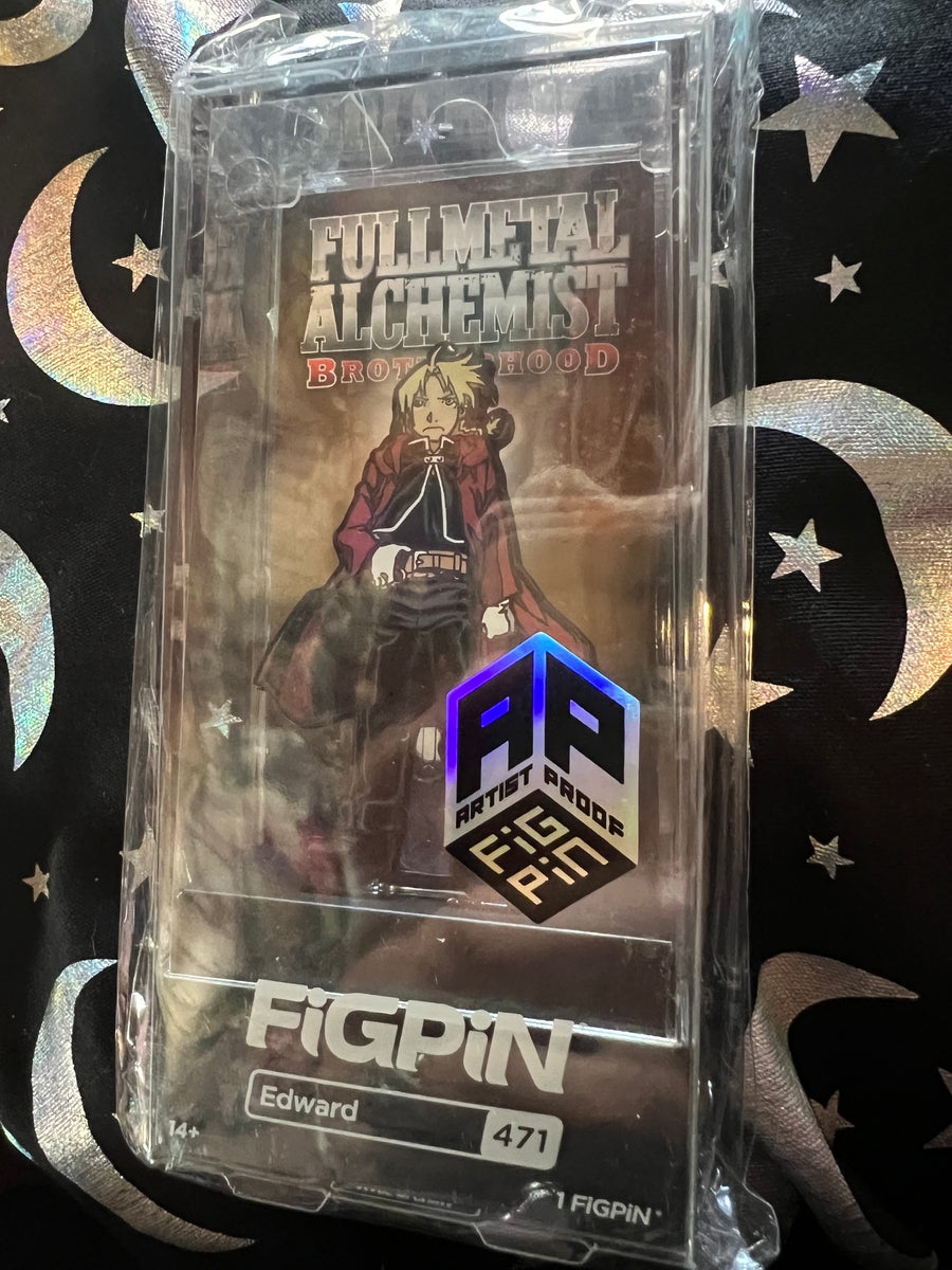 FiGPiN Edward #471 AP ARTIST PROOF Full Metal Alchemist Metal Pin ...