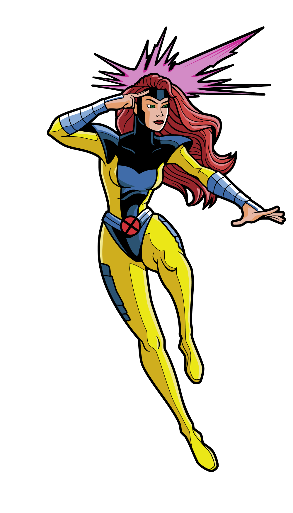 Jean Grey Cartoon To Draw