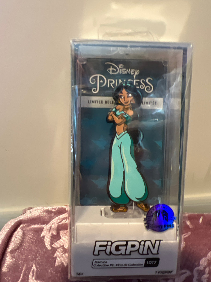 FiGPiN Disney Parks Jasmine Aladdin Locked Like New – Hatcher’s ...