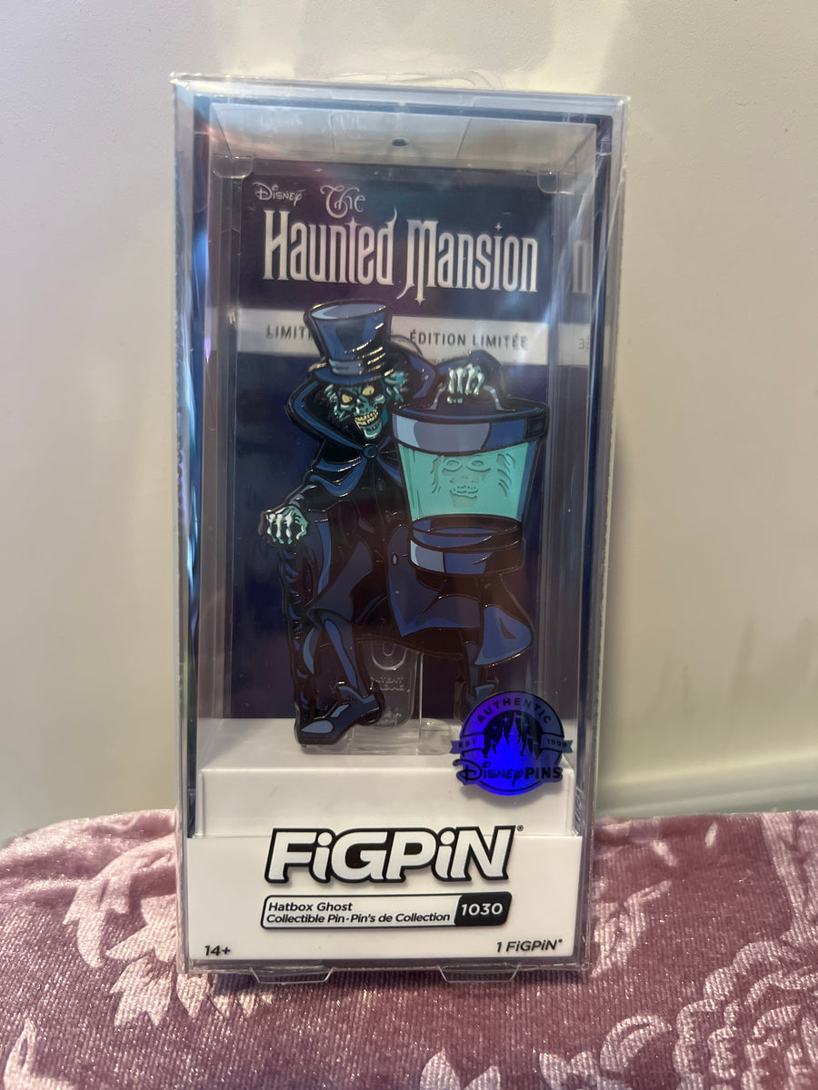FiGPiN Disney Parks Hatbox Ghost Haunted Mansion Locked Like New ...